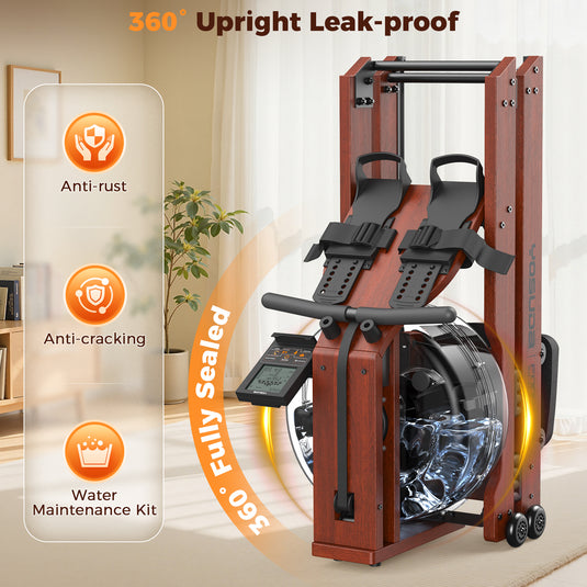 YOSUDA Wooden Water Foldable Rowing Machine – Yosuda Bikes