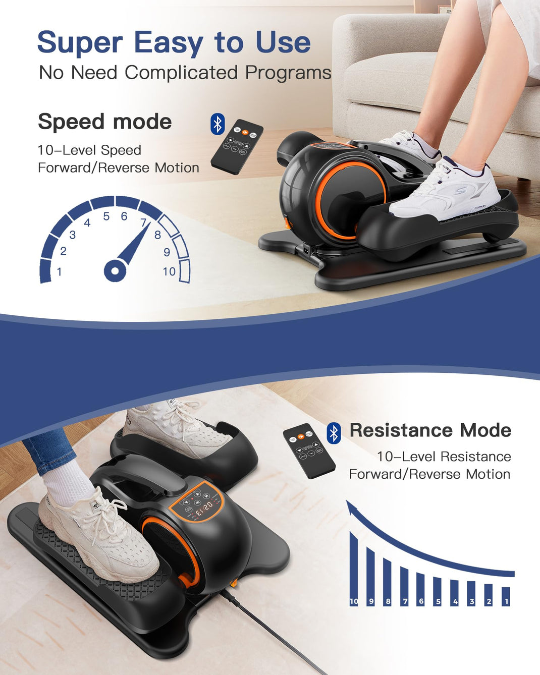 YOSUDA E5 Under Desk Elliptical Machine – Yosuda Bikes