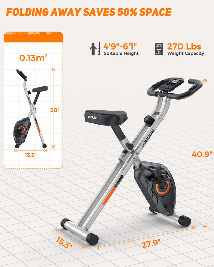 YOSUDA X-Bike Folding Exercise Bike – Yosuda Bikes